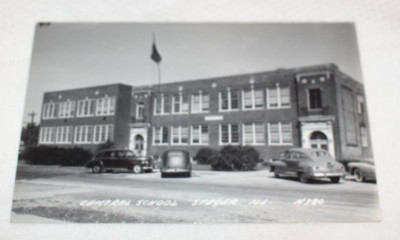 Central School Steger Illinois Postcard N380 | eBay