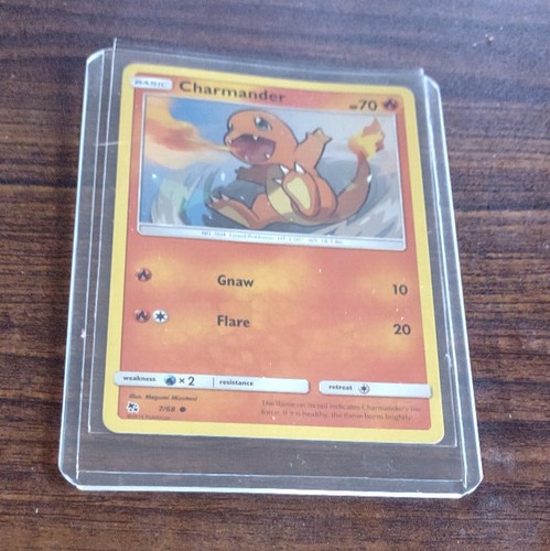 Charmander Basic Hp 70 Holo Fire #7/68 Pokemon 2019 Card | eBay