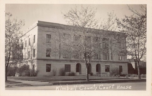 J82/ Kimball Nebraska RPPC Postcard c40-50s County Court House 417 | eBay