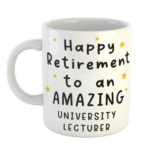 HAPPY RETIREMENT Mug Gift Idea | Celebrate an AMAZING UNIVERSITY ...