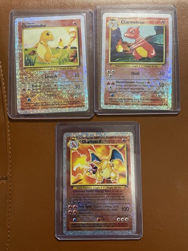 Legendary Collection Reverse Holo: Charmander, Charmaleon, Charizard ...