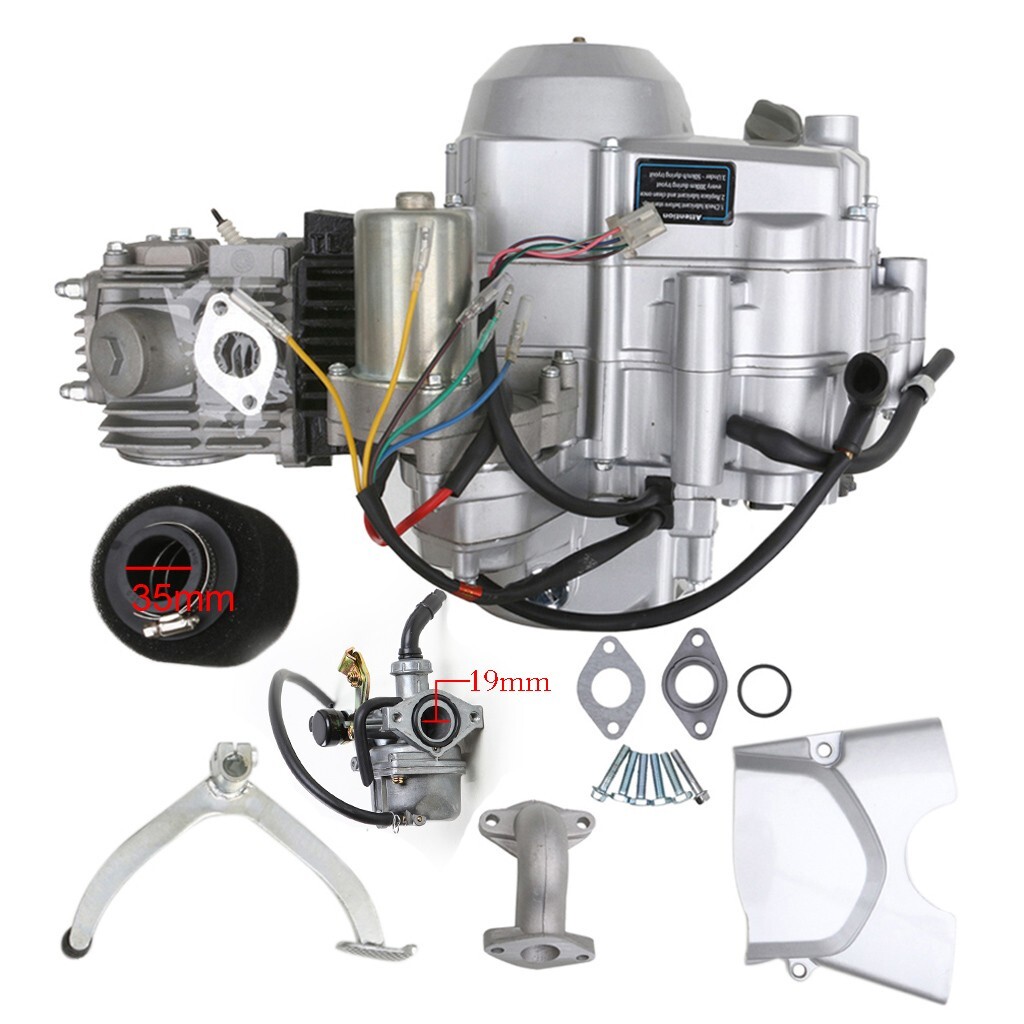 125CC SEMI AUTO ENGINE MOTOR 3 SPEED W/ REVERSE FOR TRX90 TRX90X ATC70 ...