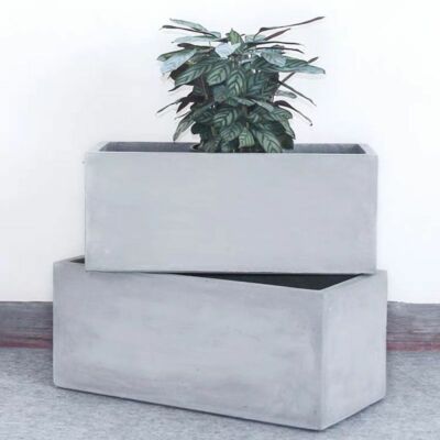 Rectangular Concrete Planter Mold Garden Plant Planting Cement ...