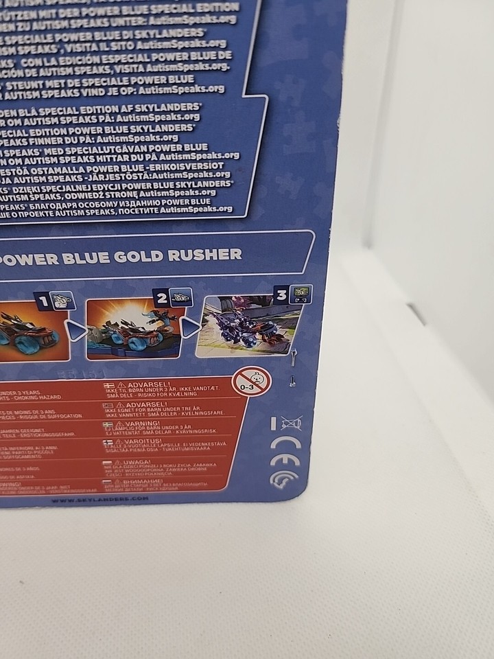 Skylanders SuperChargers Fahrzeug Power Blue Gold Rusher neu | eBay.de