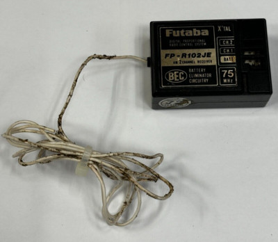 Vintage Futaba R102JE 102JE AM 75mhz RC Airplane Receiver RX J Plug | eBay