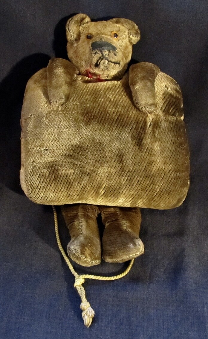 Antique Childs Teddy Bear Hand Muff 11" Tall | eBay