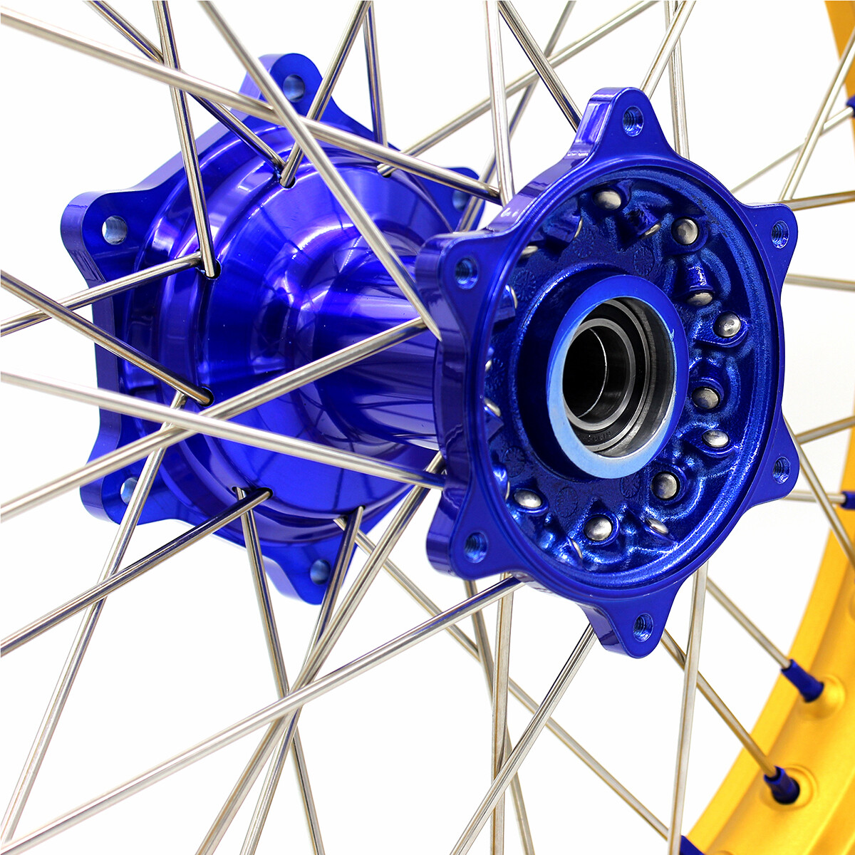 KKE 21/19'' Cast Wheels Rim Fit Yamaha YZ125 YZ250 YZ250F YZ450F Gold ...