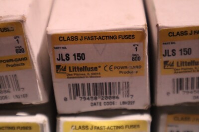 LittleFuse JLS150/ JLS 150 Powr-Gard Class J fuse 150amp STOCK 5808 | eBay