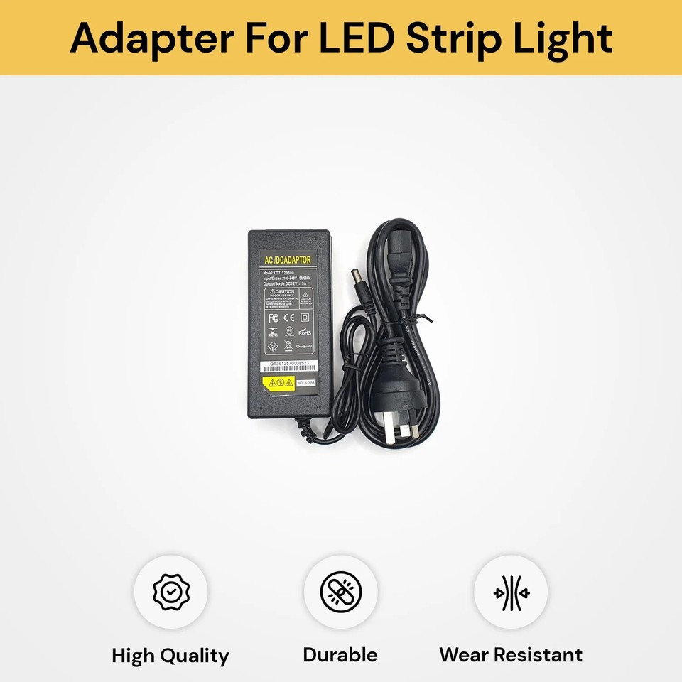DC 240V TO 12V 5V 1A 2A 3A 6A AMP Power Supply Adapter Transformer LED ...