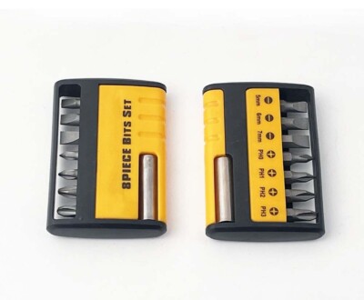 2pk 8-in-1 Screwdriver Bits Set:Phillip #0,1,2,3; Slot 5,6,7mm with ...