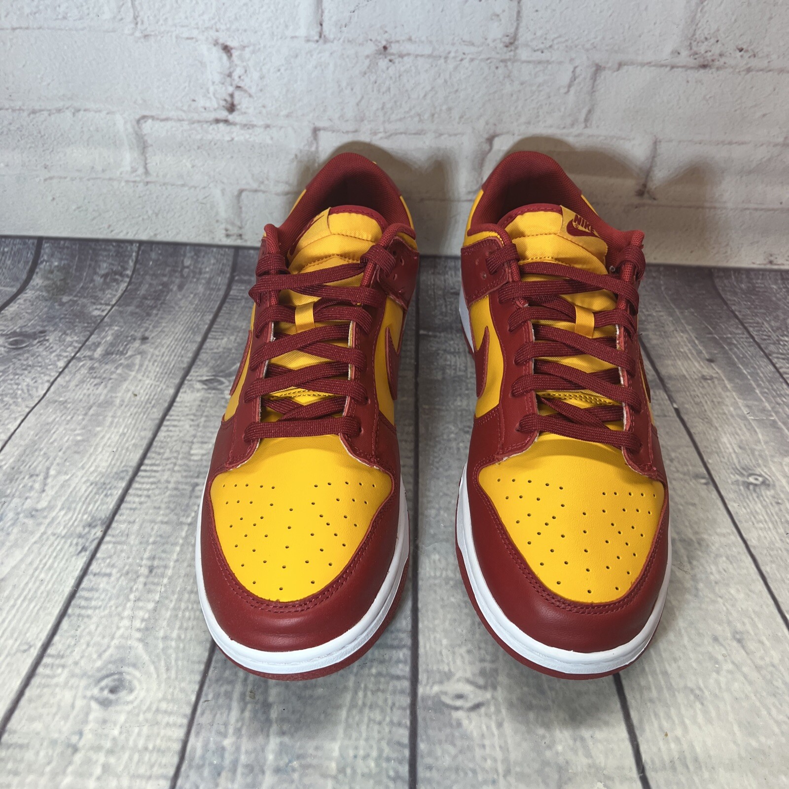 Nike Dunk Low Midas Gold USC Trojans Red Gold Shoes DD1391-701 Men’s ...