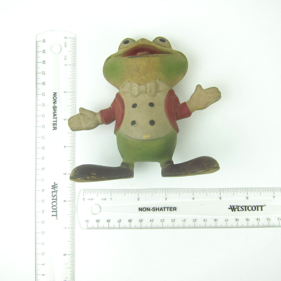Rempel Froggy The Gremlin Squeeze Toy 1948 Vintage Rubber 5" Frog ...