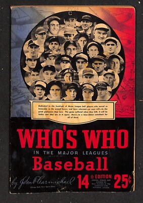 1946 WHO'S WHO IN THE MAJOR LEAGUES, BASEBALL, DETROIT TIGERS ...