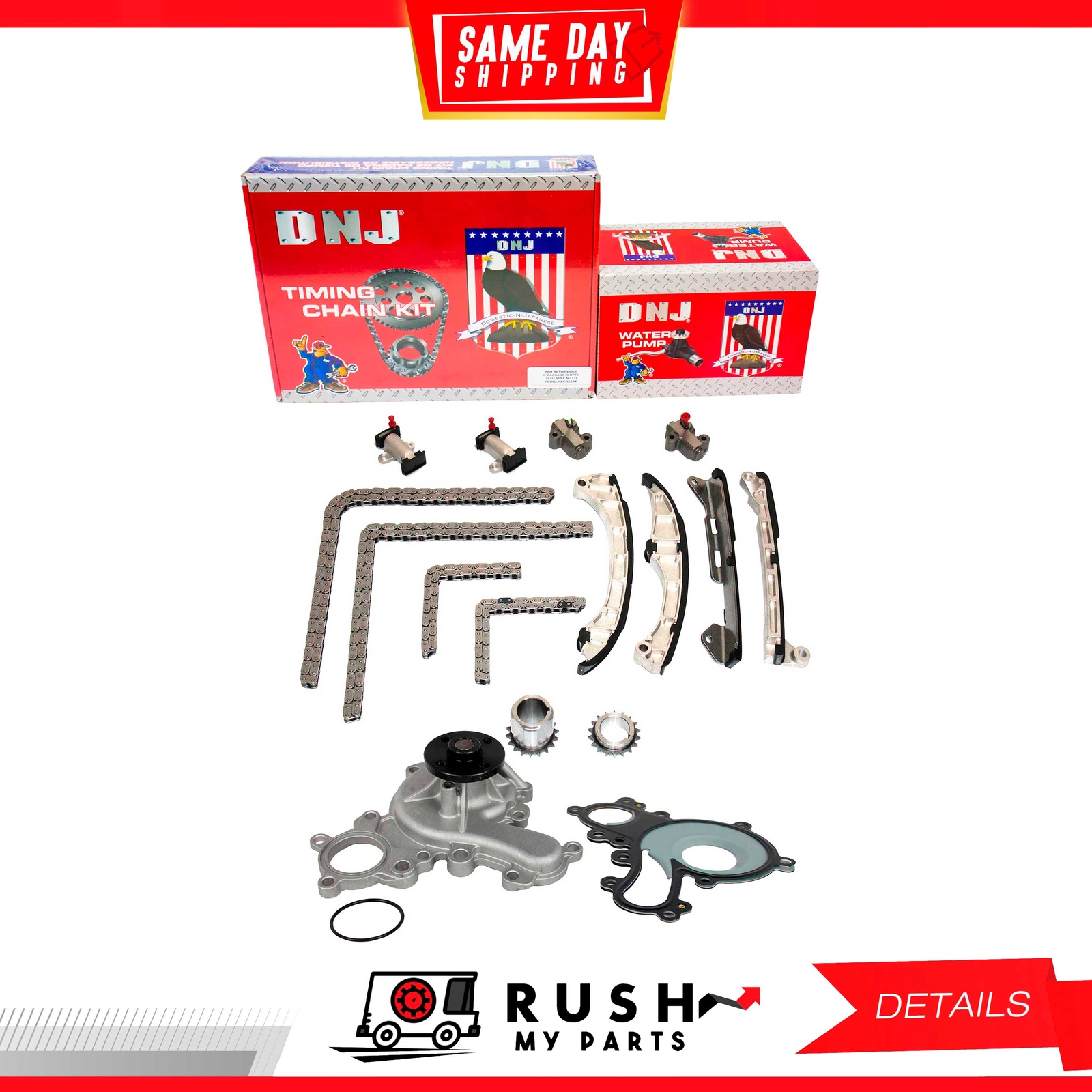 07-21 Timing Chain Kit with Water Pump For Lexus 5.7L V8 DOHC 3UR-FE ...