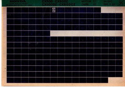 Microfiche HONDA CX500 CX 500 Z DZ CZ MOTO | eBay