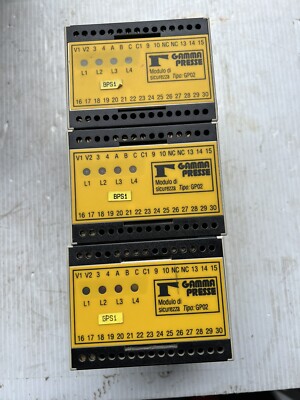 GAMMA PRESSE security module type GP02 110 vac coil. | eBay