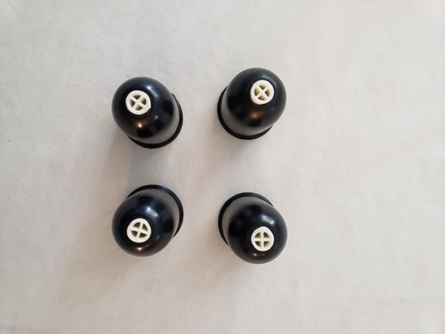 4 GEORGE FOREMAN Forman Skillet Grill Leg Feet Extensions Levelers ...