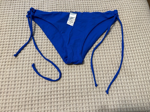 full cut NEW blue lined L SPACE swimsuit bikini bottom size medium | eBay
