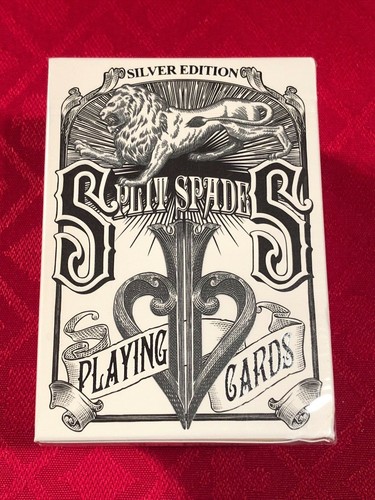 Split Spades Silver Edition Playing Cards by David Blaine | eBay