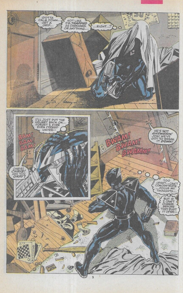 Darkhawk Comic 5 Copper Age 1991 Danny Fingeroth Joe Rosen Mike Manley ...