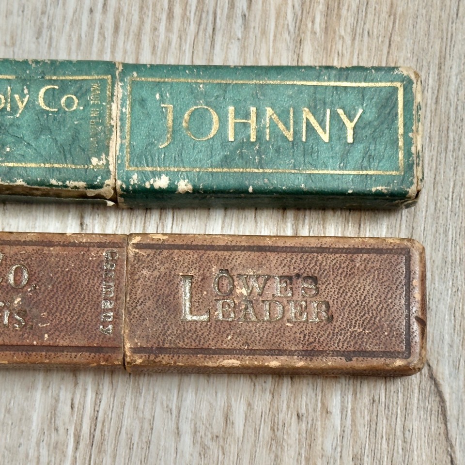 Vintage Johnny & Lowes Leader Milwaukee Barber Supply Straight Razor ...