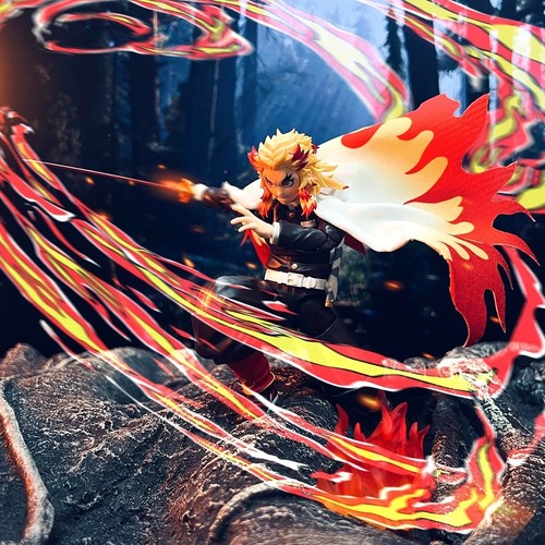 1/12 Custom Wired Cape For 6'' SHF Rengoku Kyoujurou Action Figure（No ...