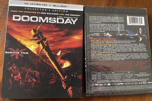 Doomsday (2008) Scream Factory 4K UHD & Blu Ray (3 Disc Set) Limited ...