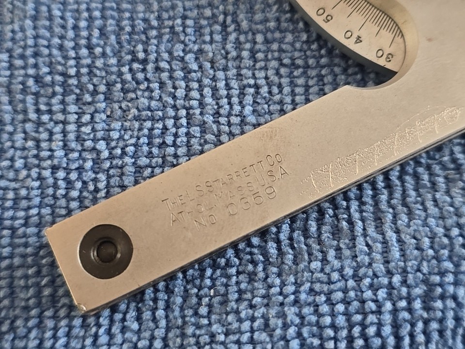 Starrett C359 Precision Universal Bevel Vernier Protractor | eBay