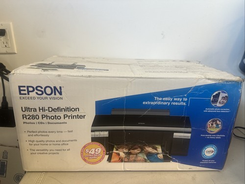 Epson Ultra Hi Definition R280 Photo Color Inkjet Printer NEW IN Sealed ...