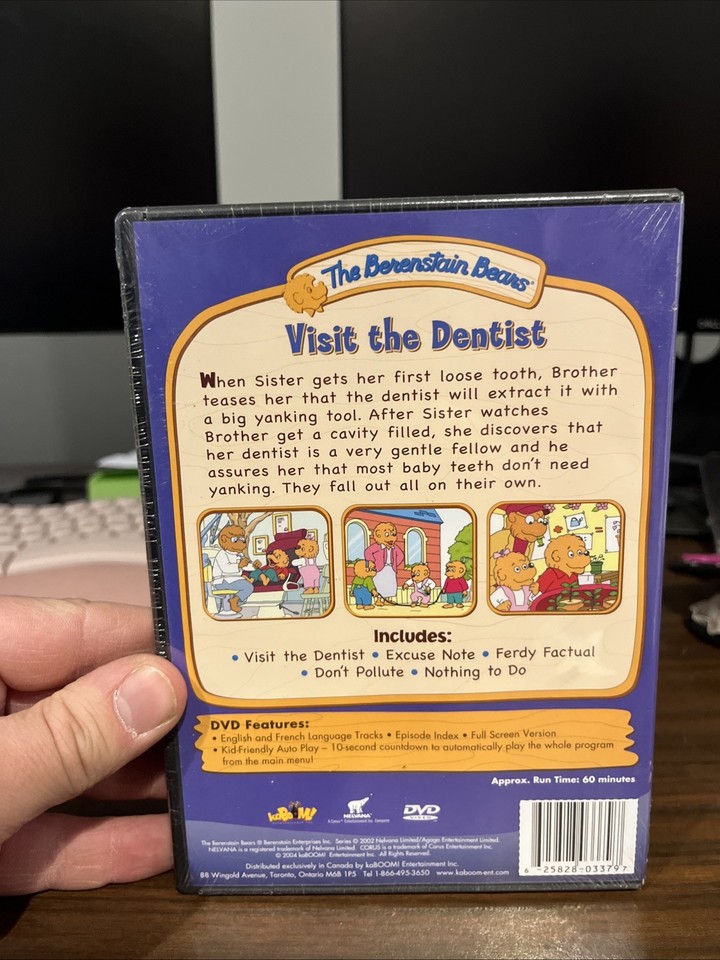 The Berenstain Bears Visit the Dentist DVD New/Sealed FREE SHIPPING IN ...