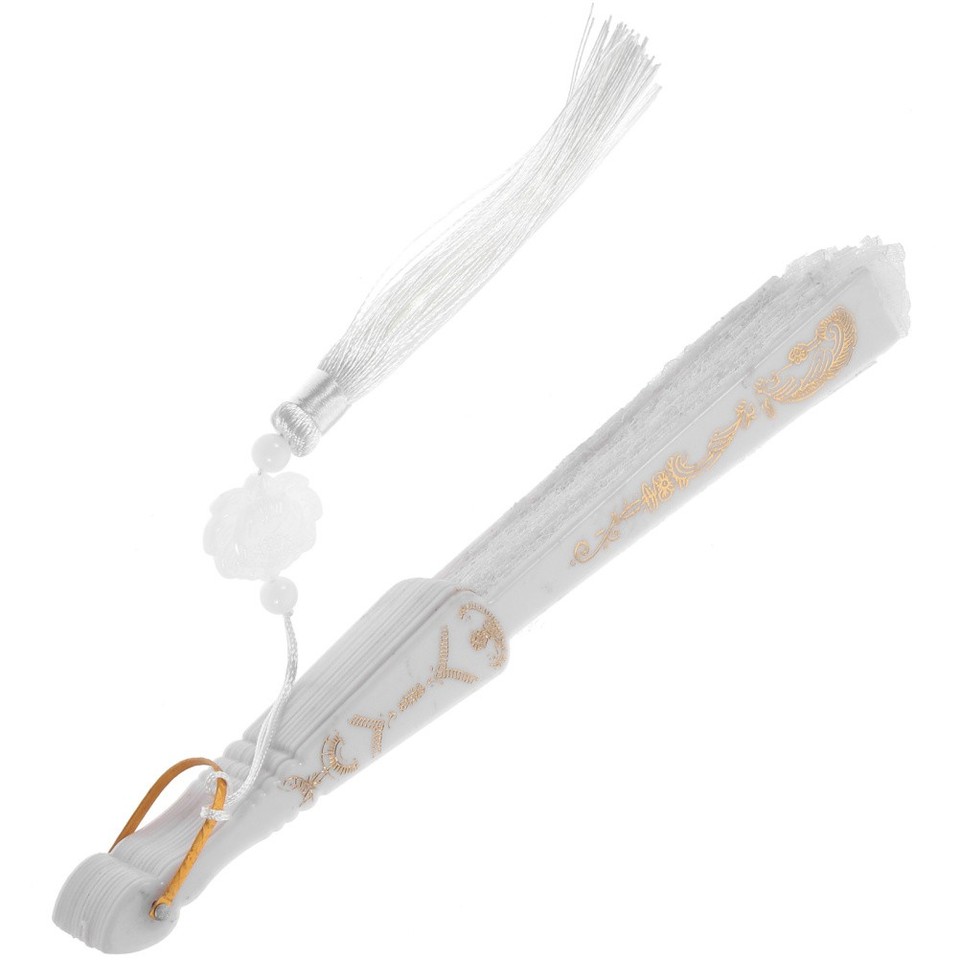 Lace Hand Fan with Tassel Elegant Lace Folding Fan Handheld Folding Fan ...