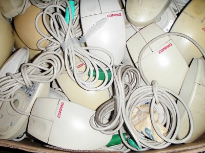 Lot 50 Assorted Compaq PS/2 2 Button PC Computer Mouse Mice Collection ...