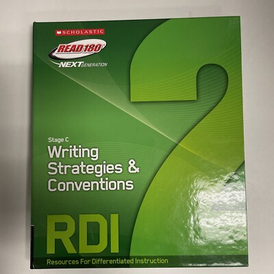 Read 180 - NEXT Generation - Stage C - Writing Strategies & Conventions ...