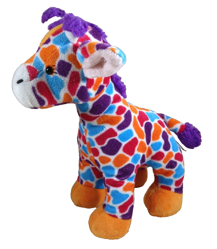 GANZ Plush Giraffe Multicolor Sunset Stuffed Animal 9-1/2” | eBay