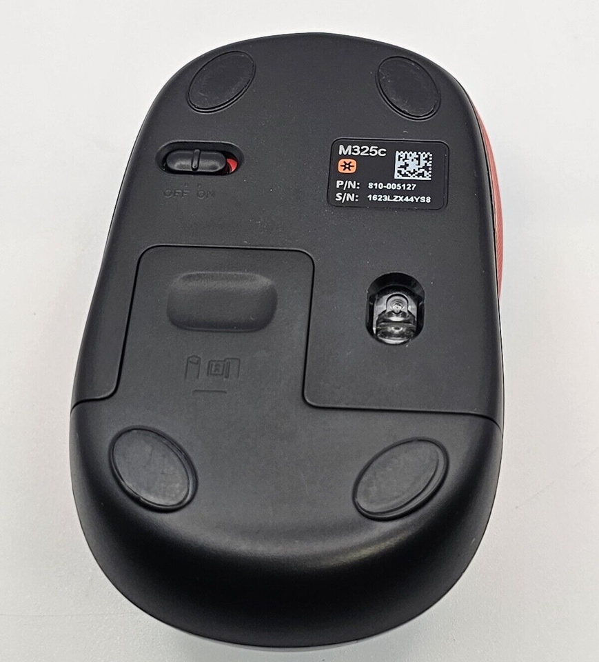 Logitech M325c Wireless Mouse - Memphis Blue W/ Receiver, Tested-Works ...