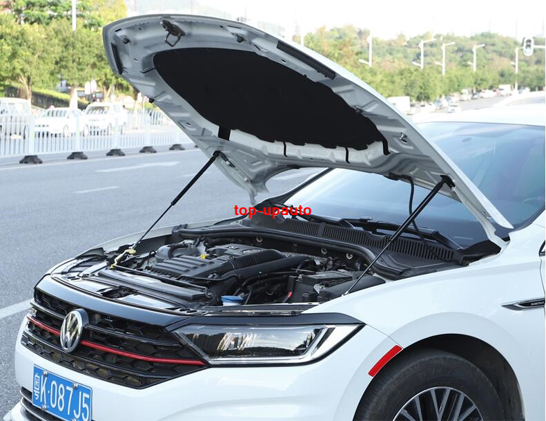 Black Front Hood Lift Support Shock Struts Kit For 2019-20 Volkswagen ...