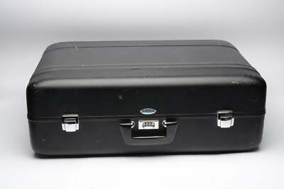 Zero Halliburton Aluminum Black camera case ~24”x18”x 8”, Nice, Cut ...