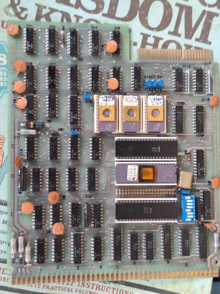 INTEL P8085 NO COPYRIGHT DATE GOLD CERDIP RARE GOLD SCRAP RECOVERY ...