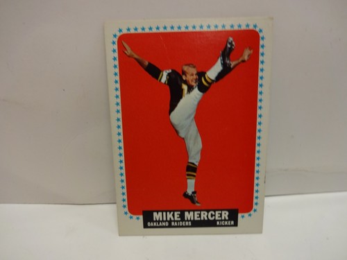 1964 Topps Mike Mercer Oakland Raiders Card #145 | eBay