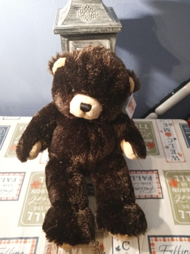The Bear Factory -Signature Collection- 2001 Vintage -Plush Bear -Dark ...