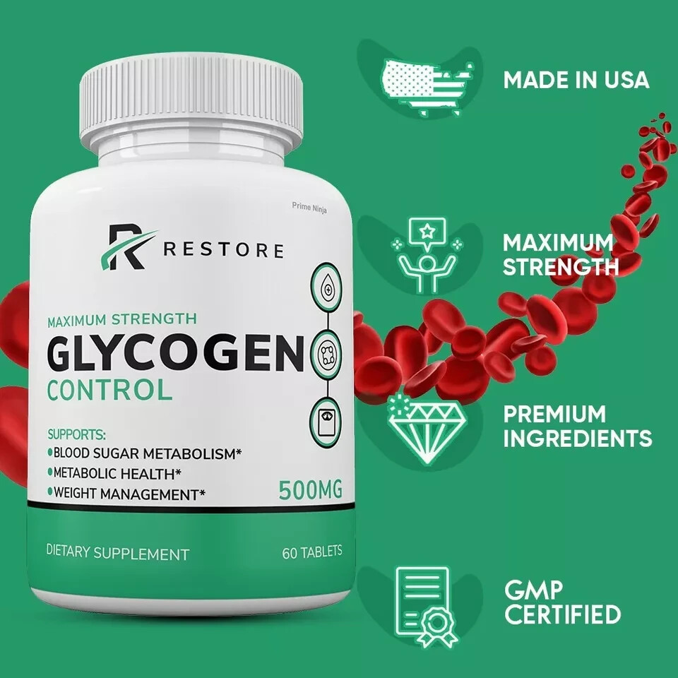 Restore Glycogen Control Blood Capsules, Blood Sugar Control Pills ...
