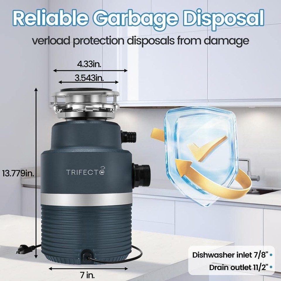 Jeremy Cass 1 HP Continuous Feed Commercial Grade Garbage Disposal | eBay