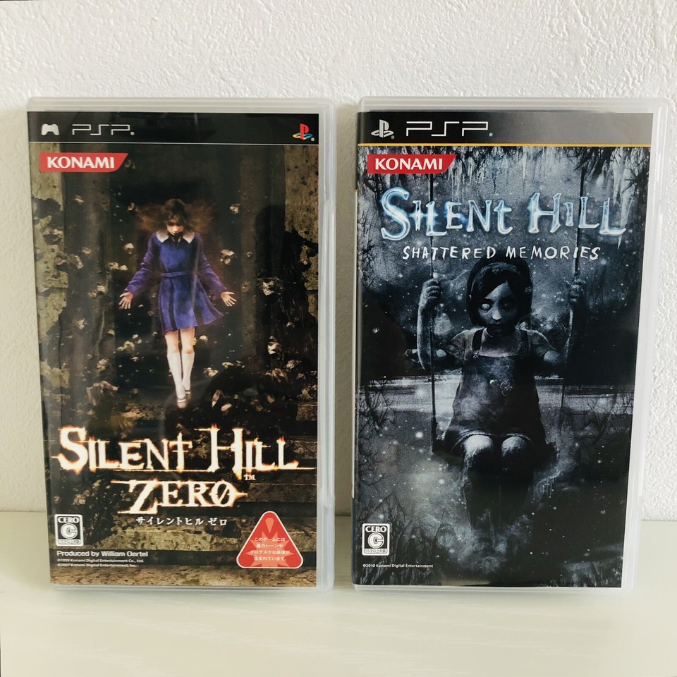 PSP Silent Hill Zero Shattered Memories set of 2 PlayStation Portable ...