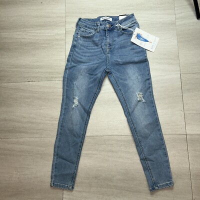 Blue Savvy Authentic Women Blue Jeans Size 5/27 High Rise Stretch ...