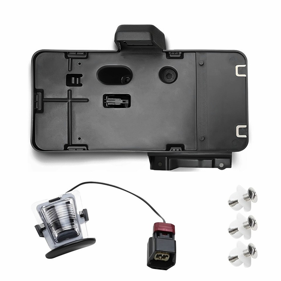 Rear License Plate Tag Bracket &Light For Jeep Wrangler Jk 2007 To 2017 ...