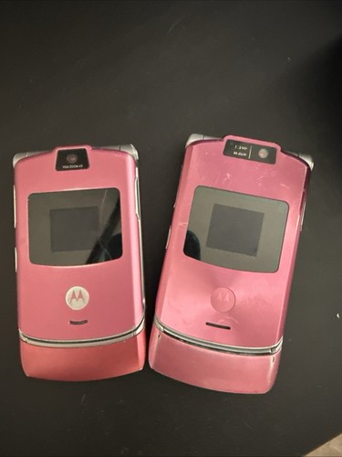 Motorola V3 Flip Phone Pink Razor | eBay
