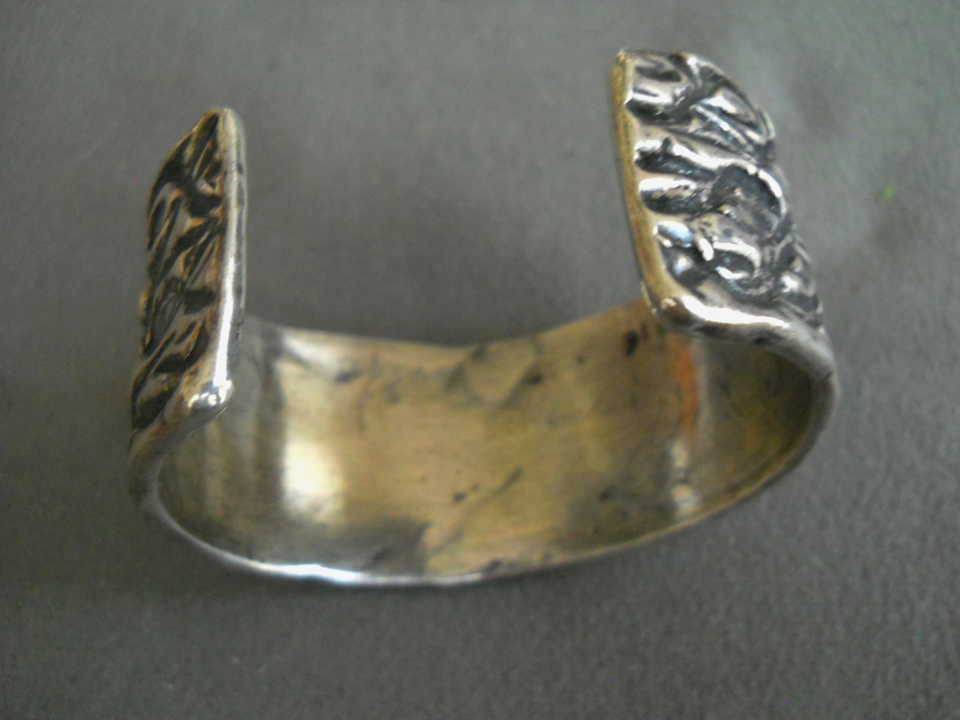 CLAIRE HAYE Southwestern Sterling Silver Connection Pattern Cuff ...