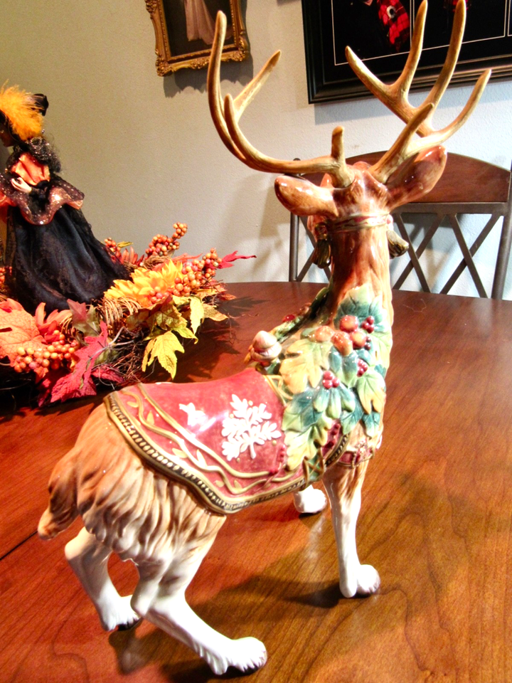Fitz & Floyd Holiday Solstice Reindeer | eBay