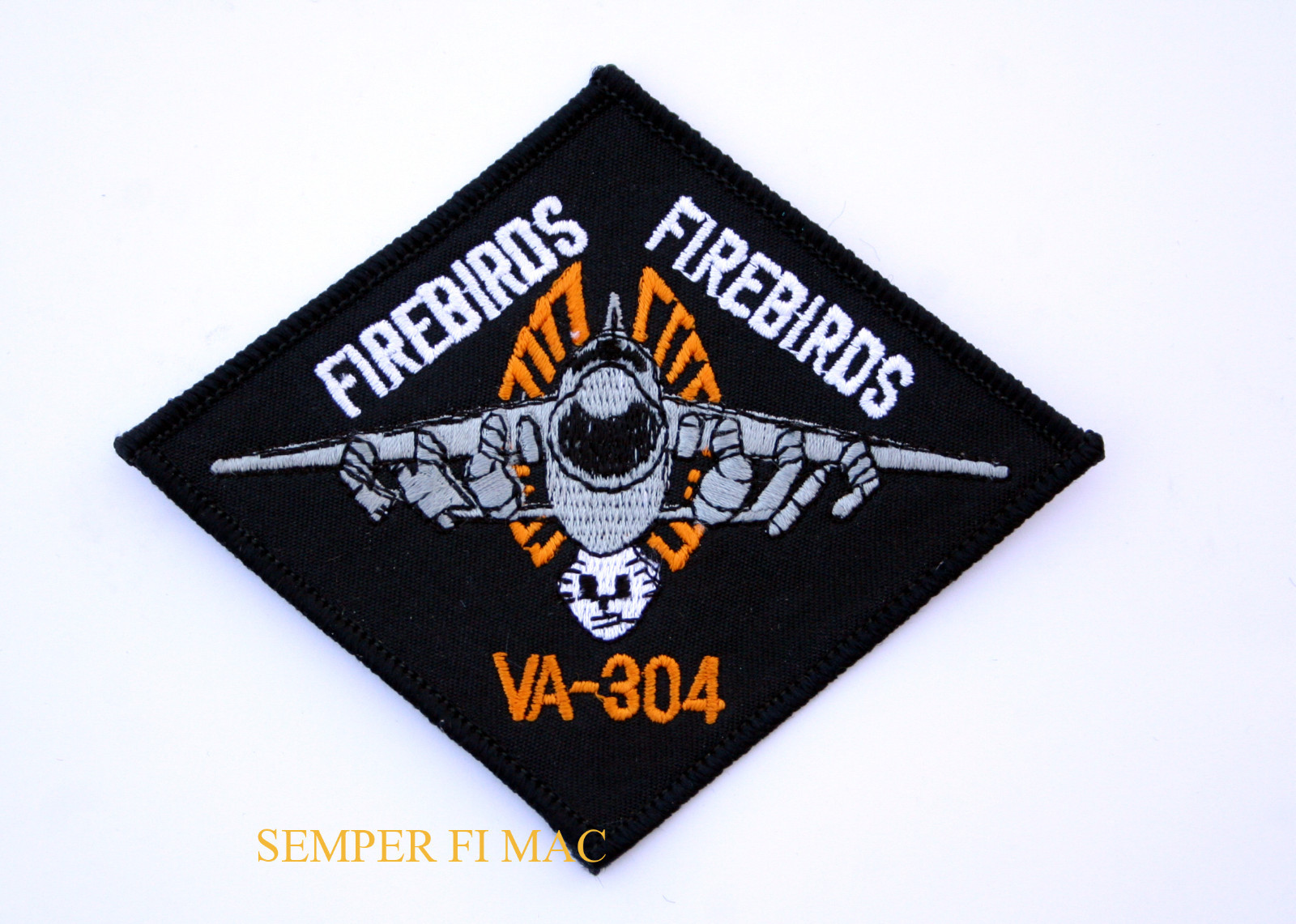 VA-304 FIREBIRDS PATCH ATKRON USS A-6 A7 US NAVY NAS ALAMEDA USS PILOT ...