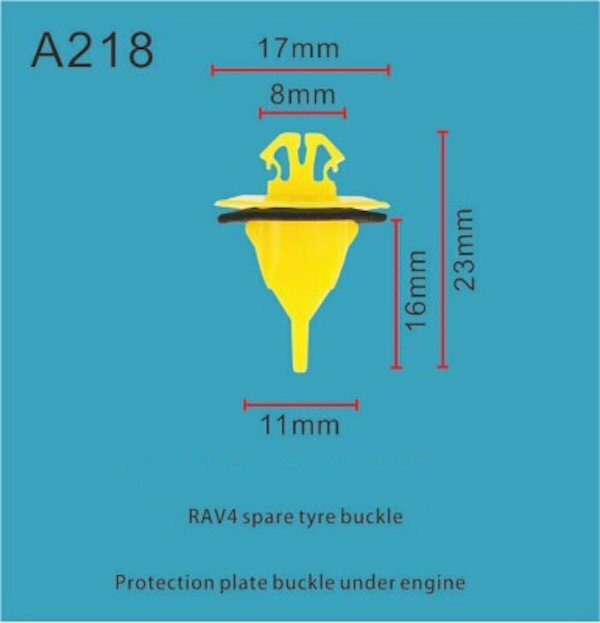20Pcs Fit Toyota retainer back door garnish 76827-42020 by autobahn88 ...